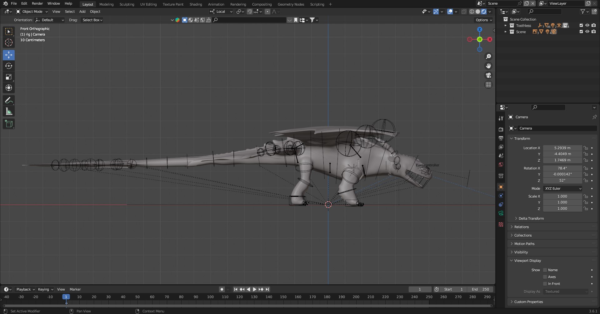 3D Dragon Toothless Model - TurboSquid 2224570