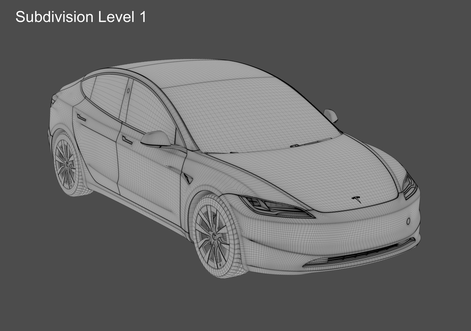2024 Tesla Model 3 model - TurboSquid 2156168