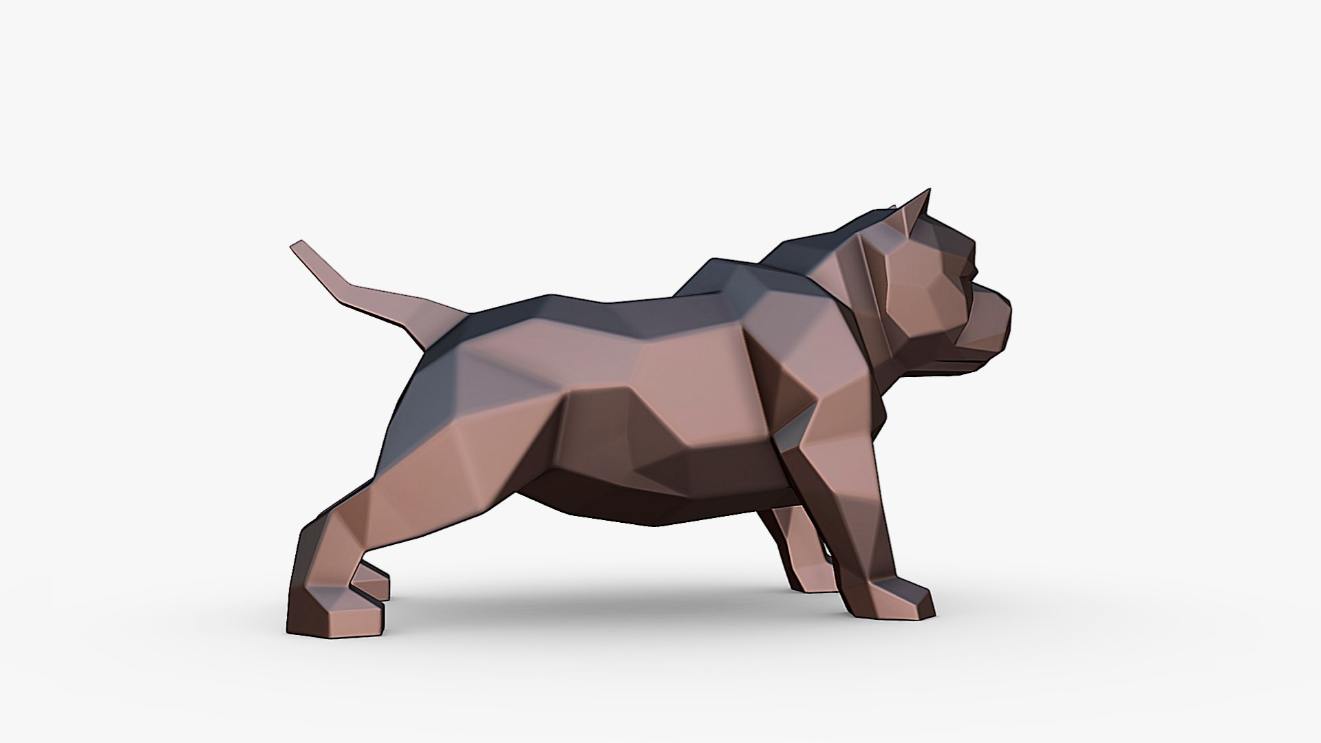 3D American Bully Model - TurboSquid 2292601