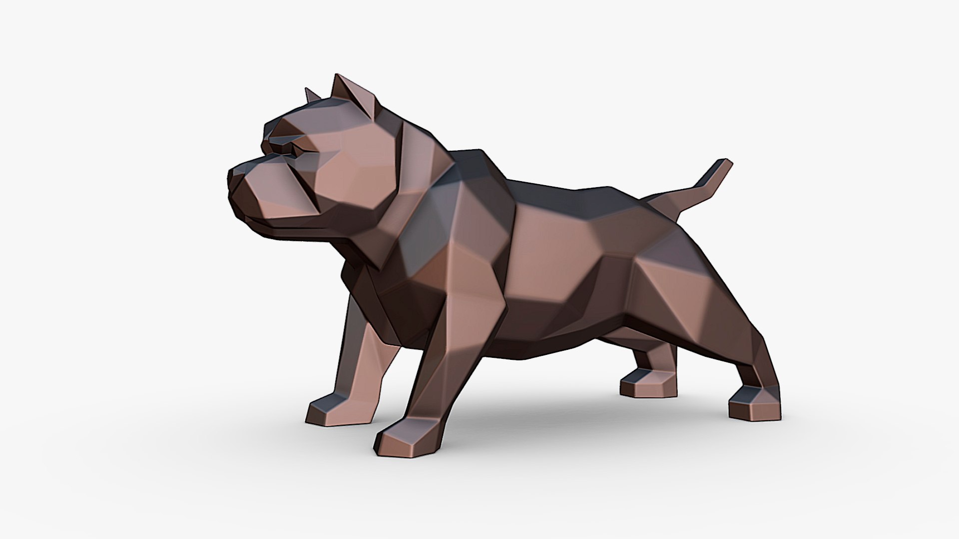3D American Bully Model - TurboSquid 2292601