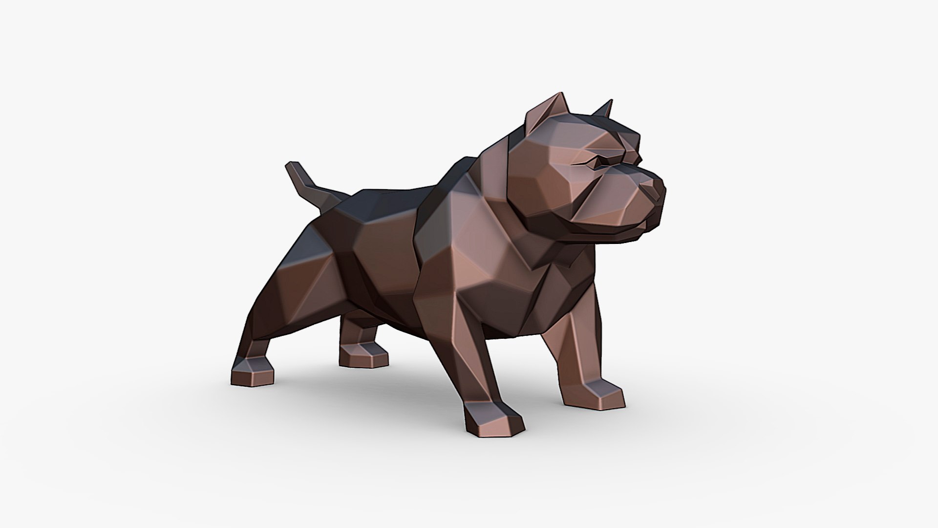 3D American Bully Model - TurboSquid 2292601