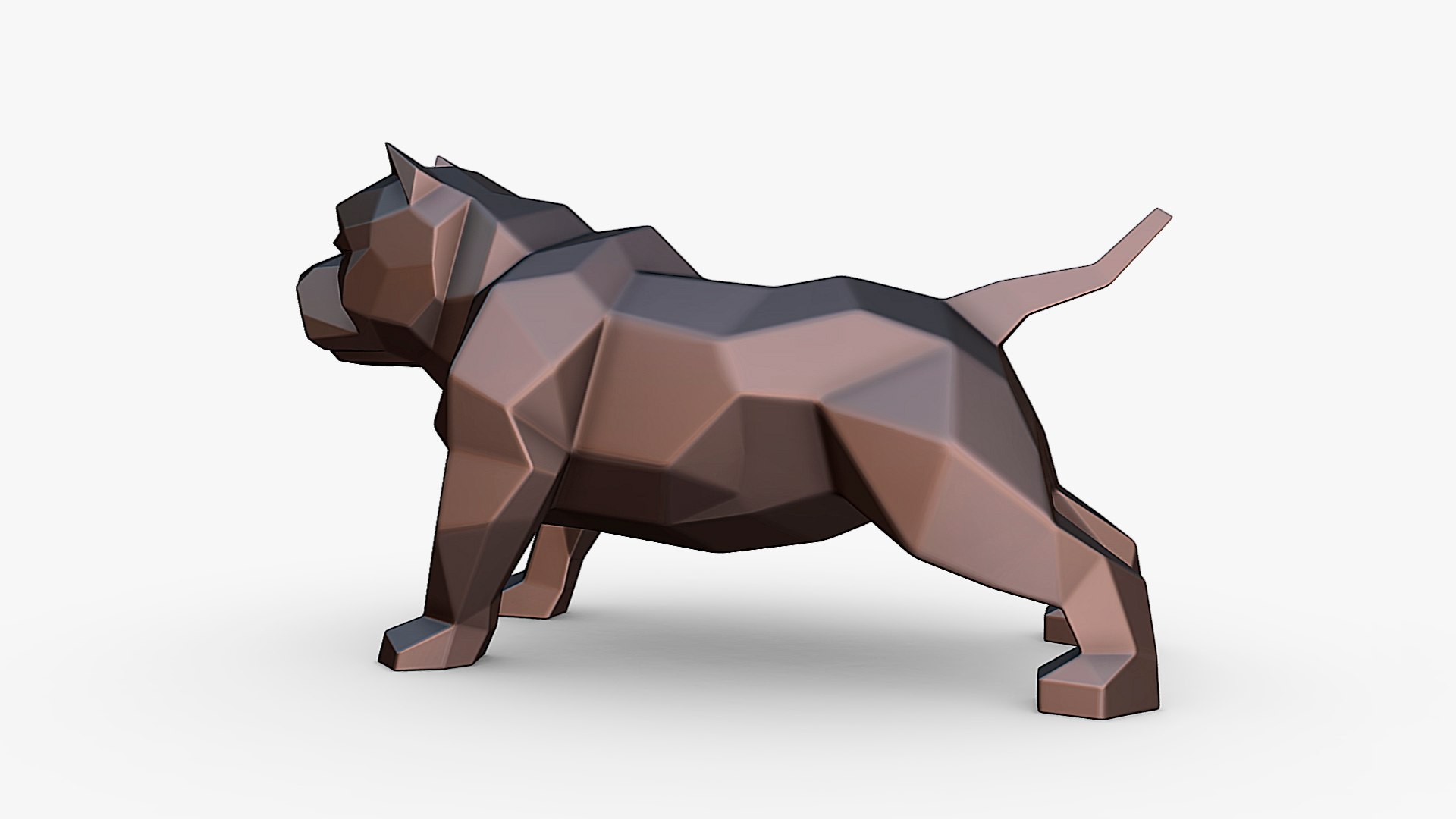 3D American Bully Model - TurboSquid 2292601