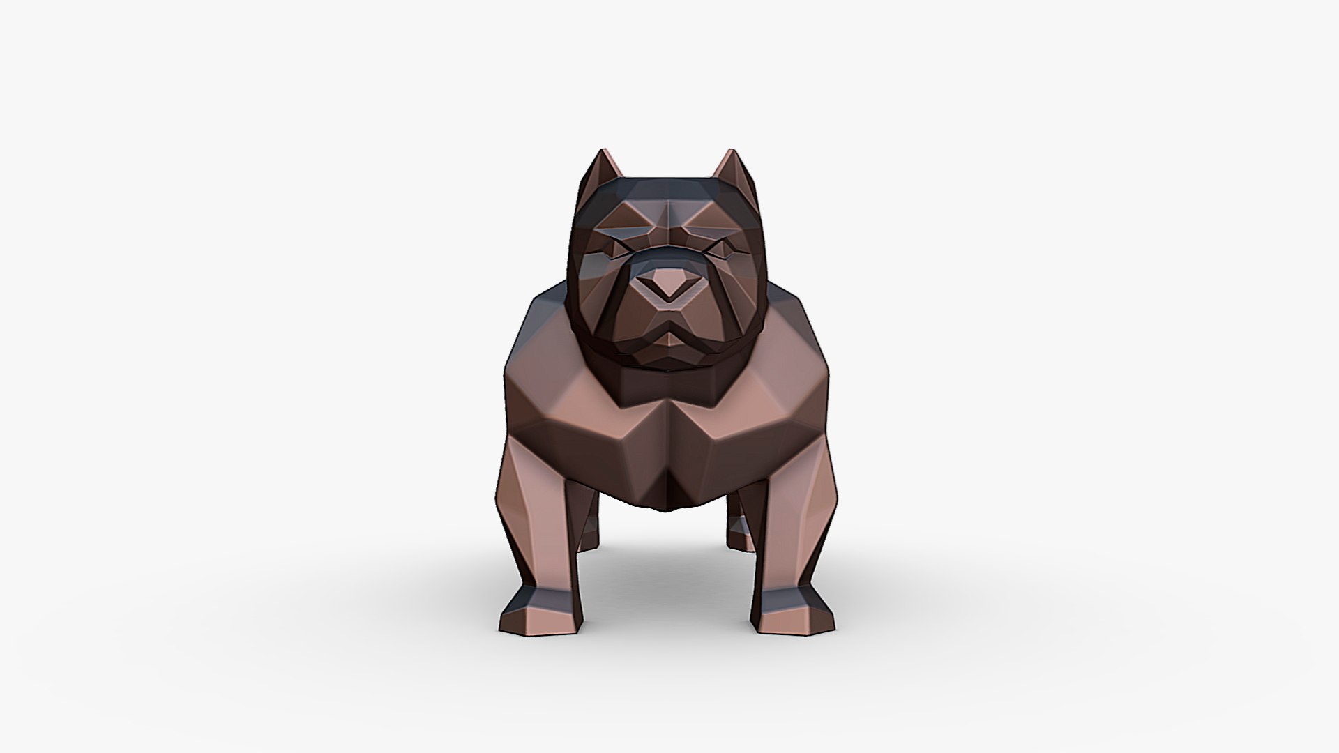 3D American Bully Model - TurboSquid 2292601
