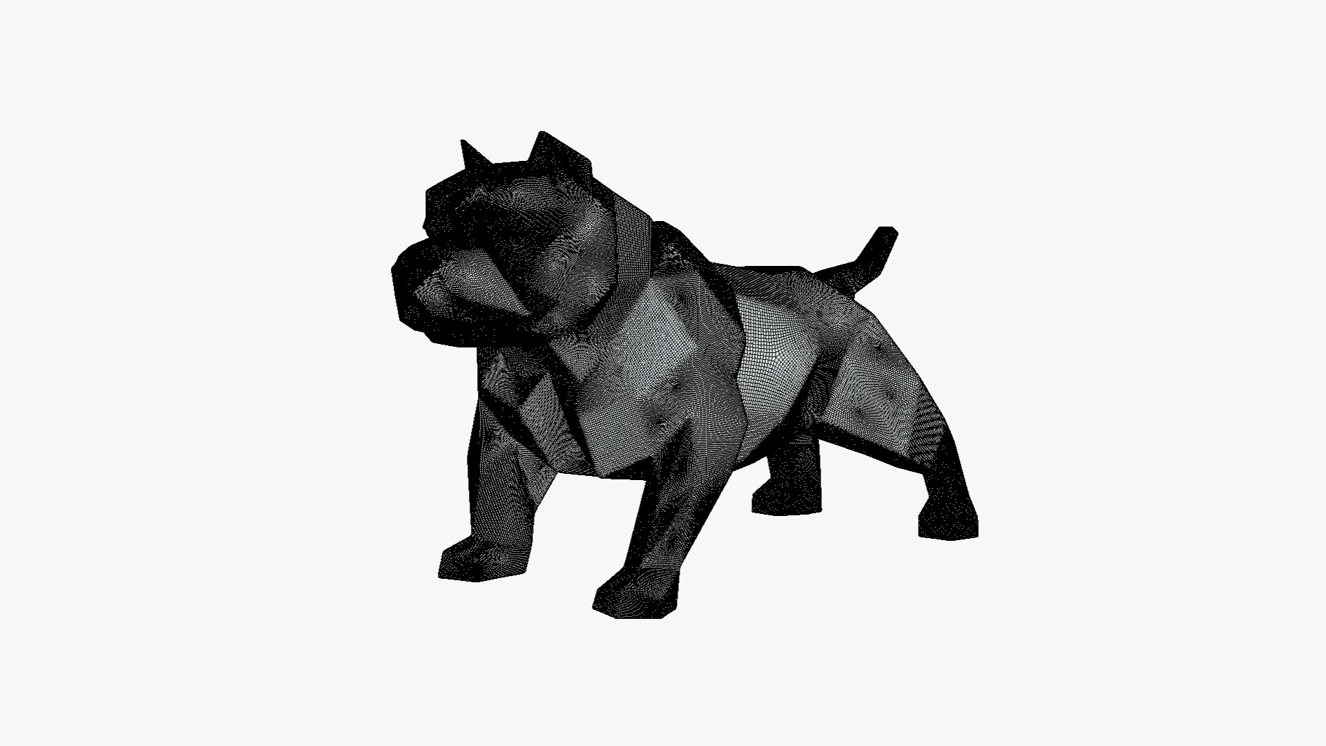 3D American Bully Model - TurboSquid 2292601