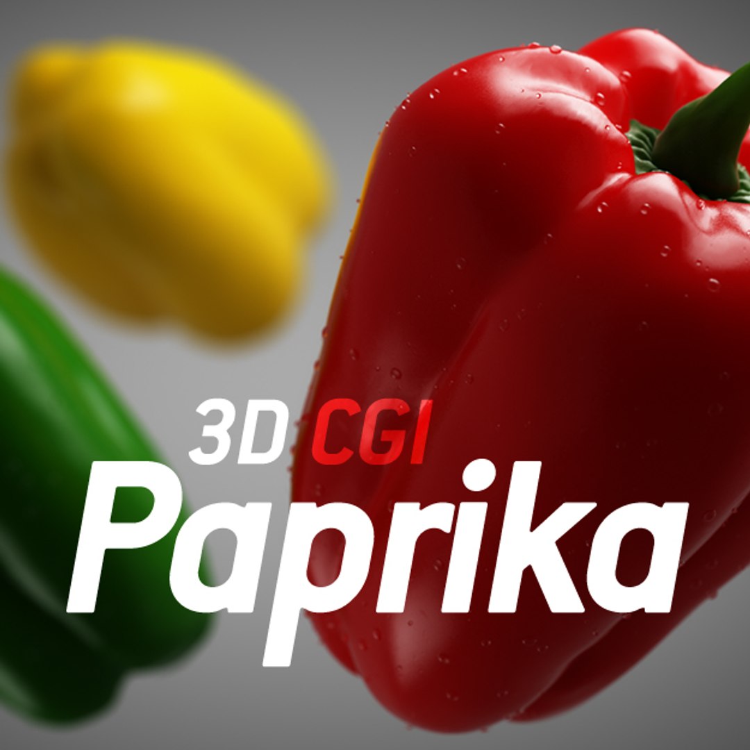 Paprika 3d Model