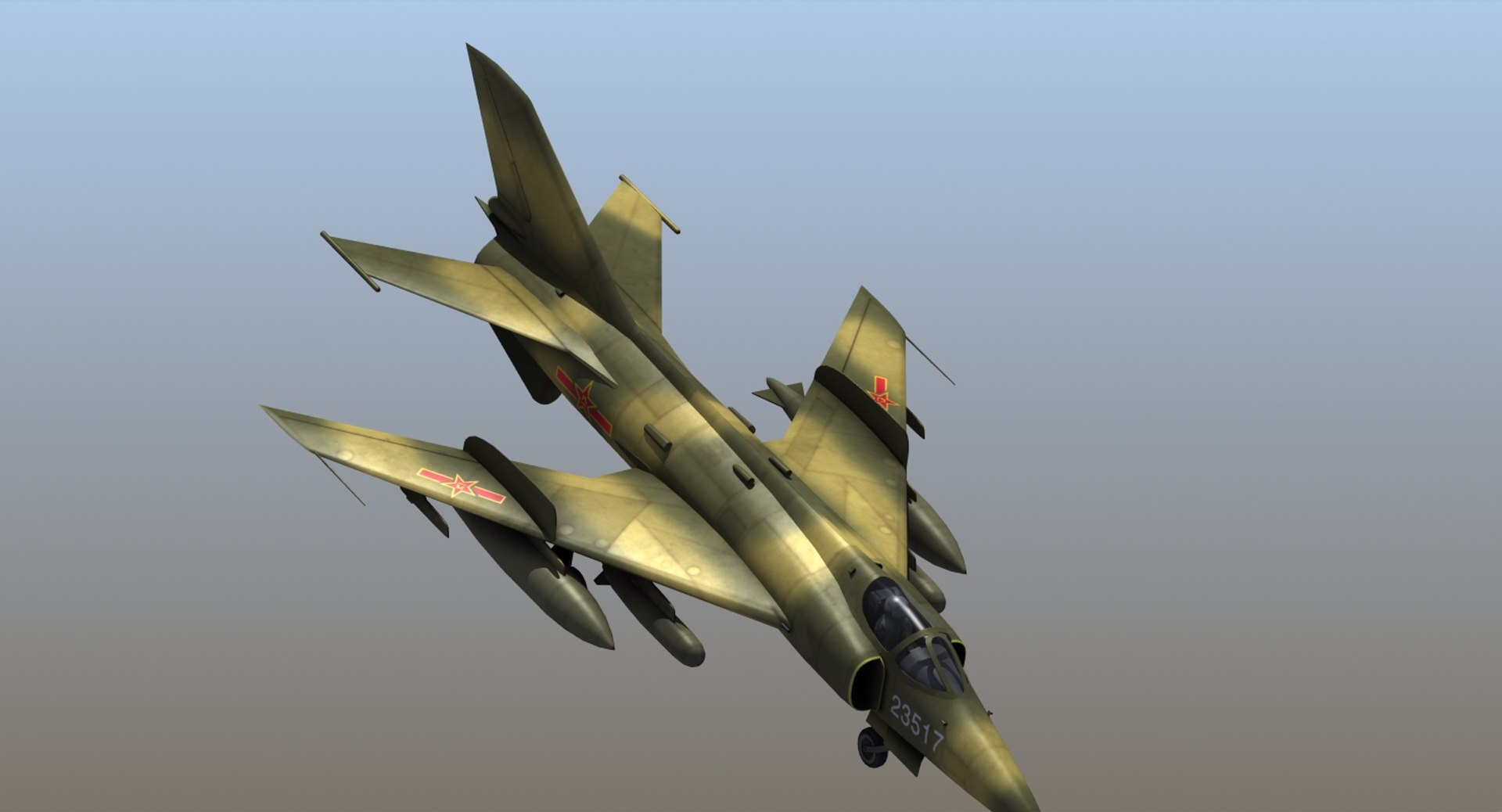 Chinese air force q5 3D model - TurboSquid 1187944
