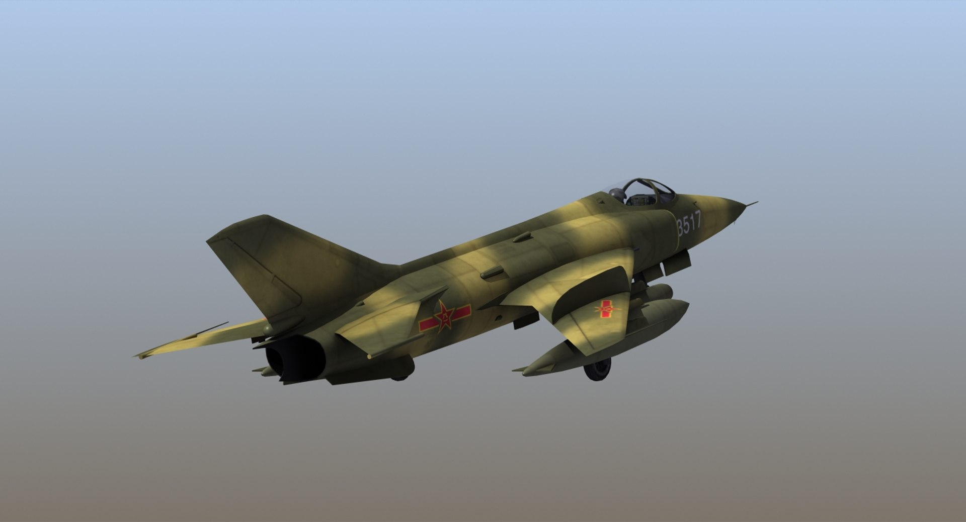 Chinese air force q5 3D model - TurboSquid 1187944
