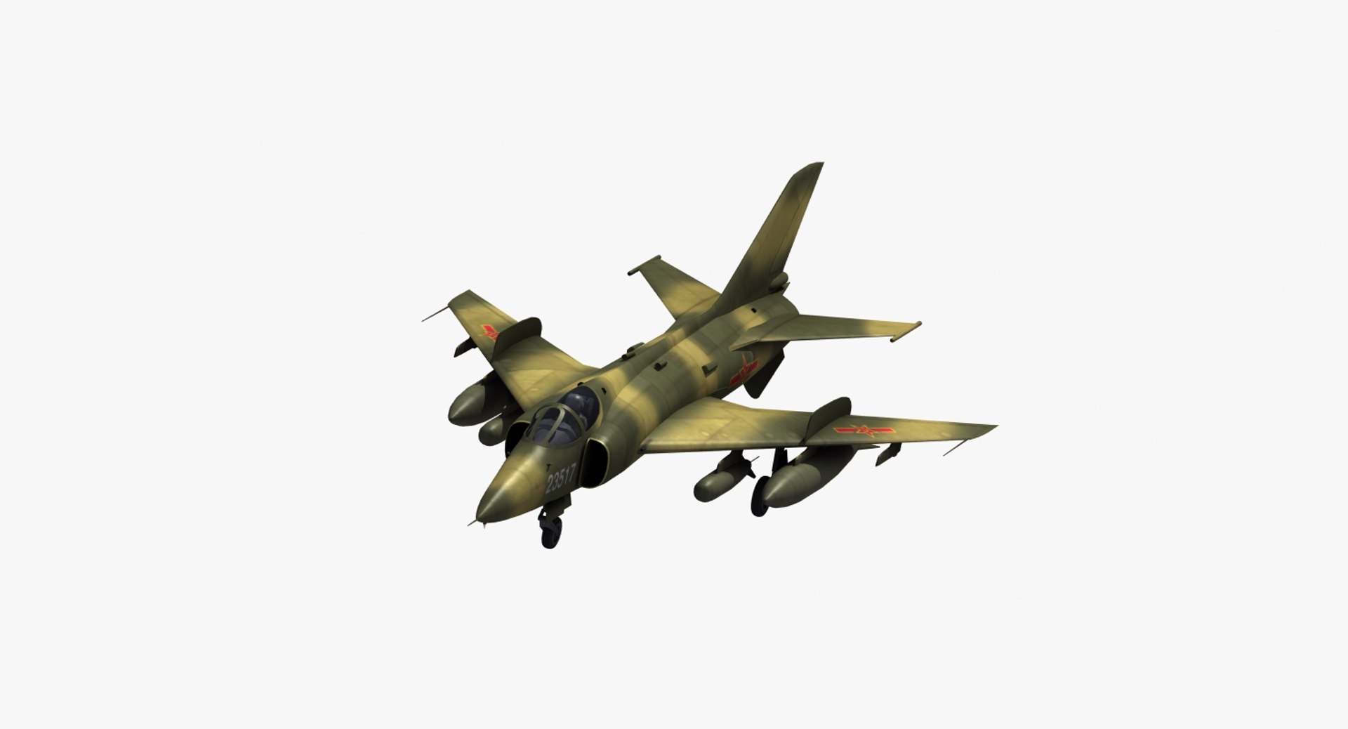 Chinese air force q5 3D model - TurboSquid 1187944