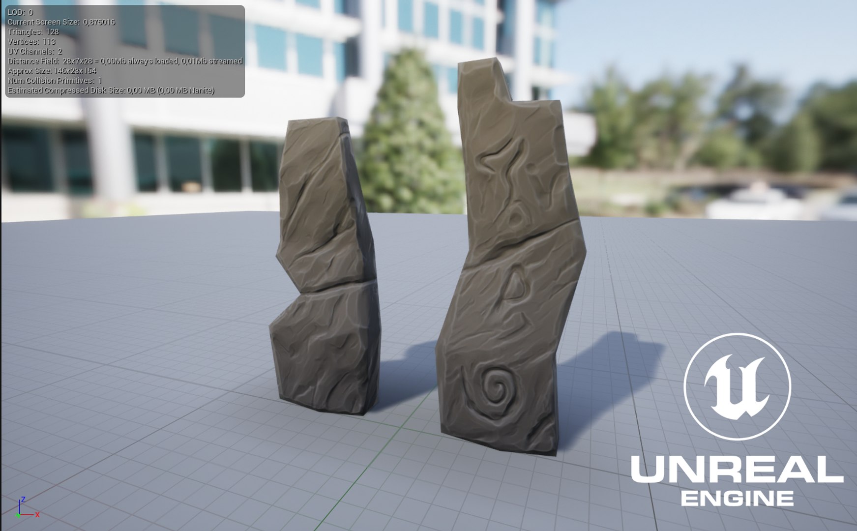3D Stylized Runestone GameReady Model - TurboSquid 2053015