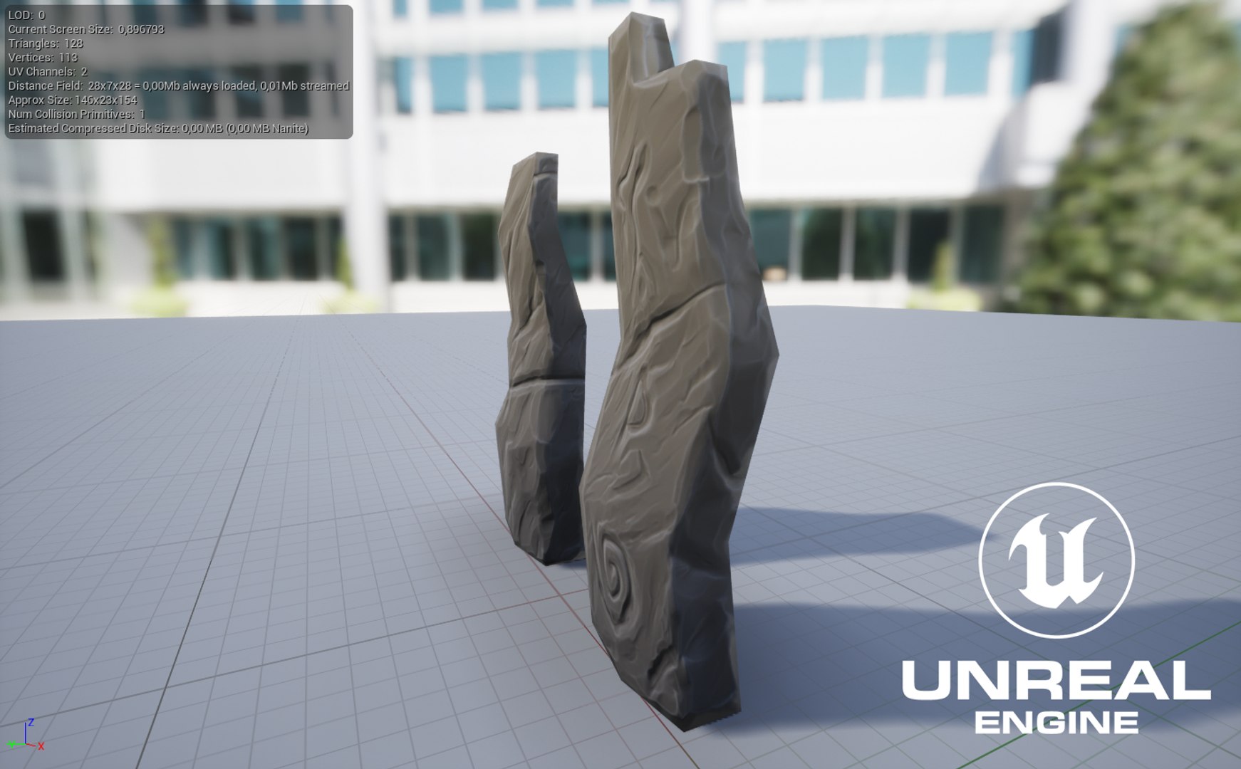 3D Stylized Runestone GameReady Model - TurboSquid 2053015