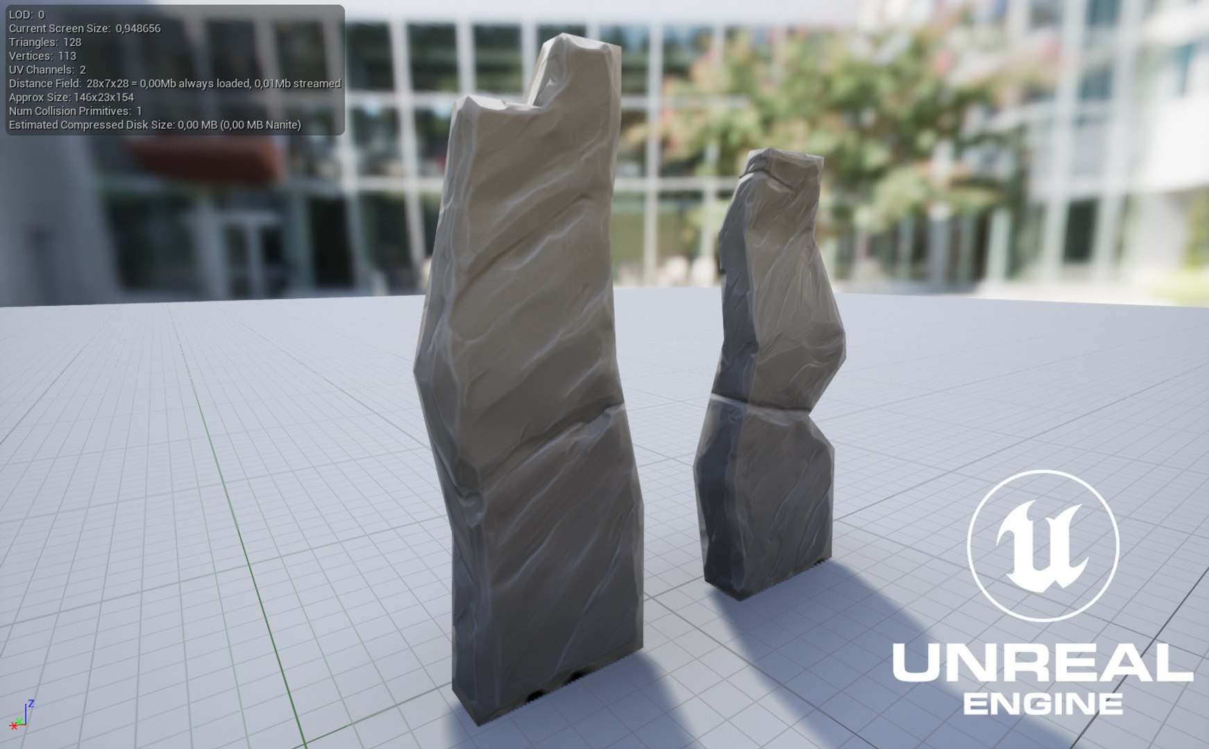 3D Stylized Runestone GameReady Model - TurboSquid 2053015