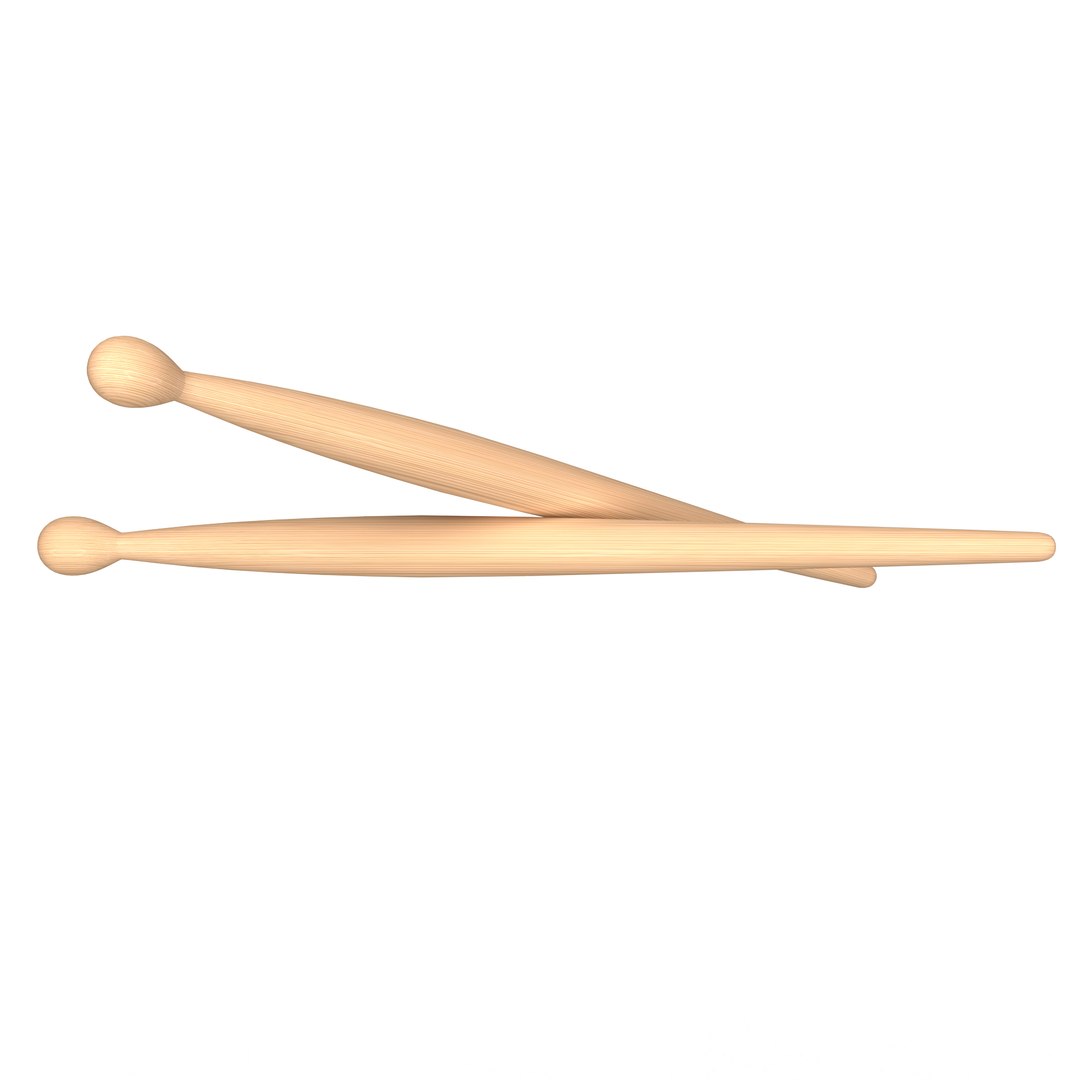 3D Drum Sticks Model - TurboSquid 1770305
