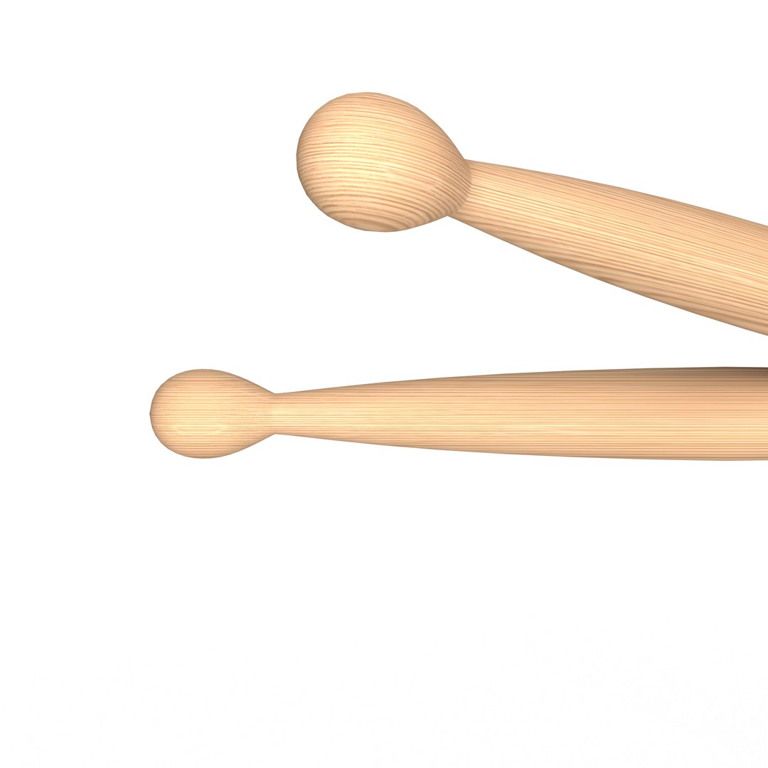 3D Drum Sticks Model - TurboSquid 1770305