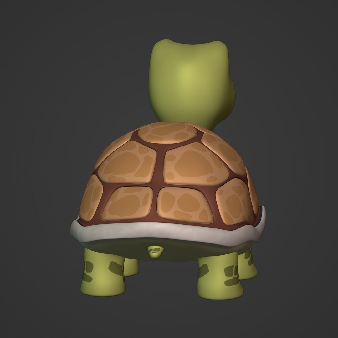 Cartoon Turtle 3D Model - TurboSquid 1526088