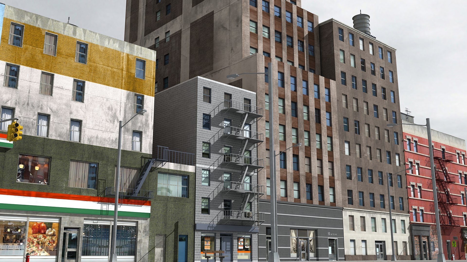 Nyc City Buildings 3d Model