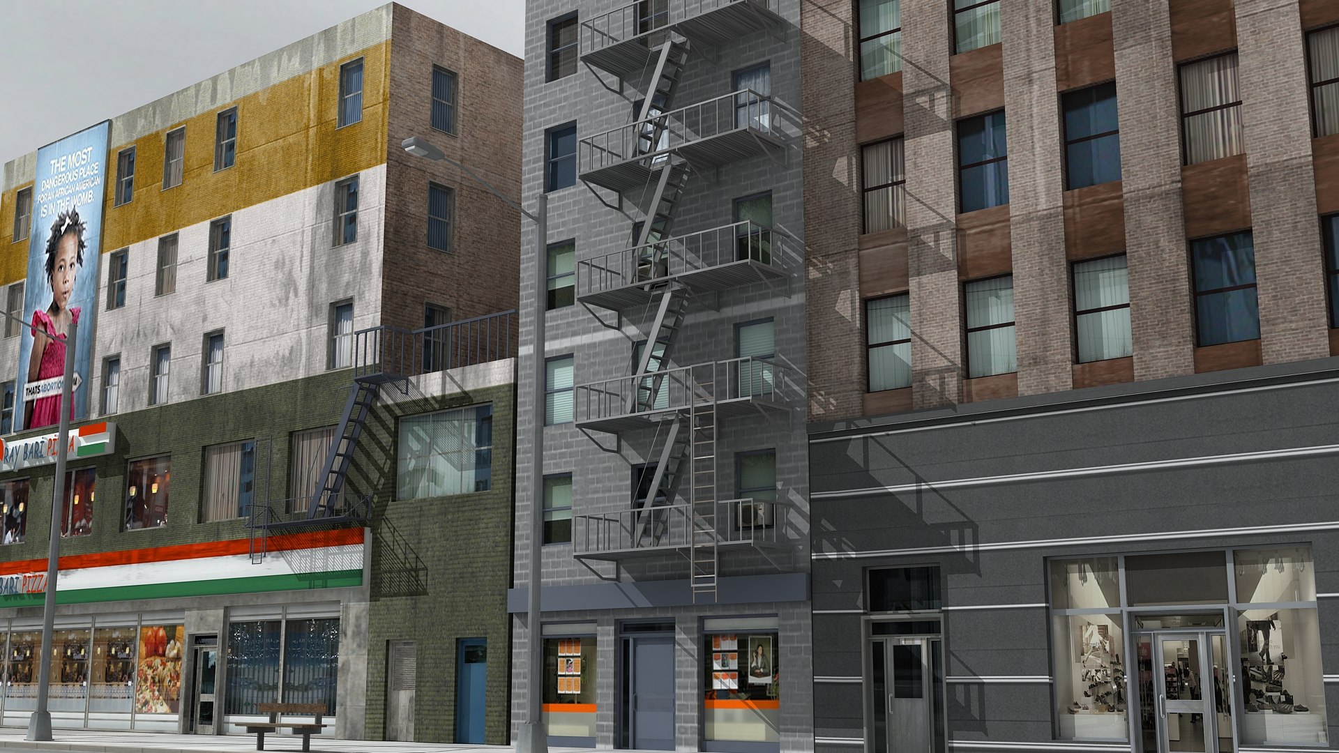 Nyc City Buildings 3d Model