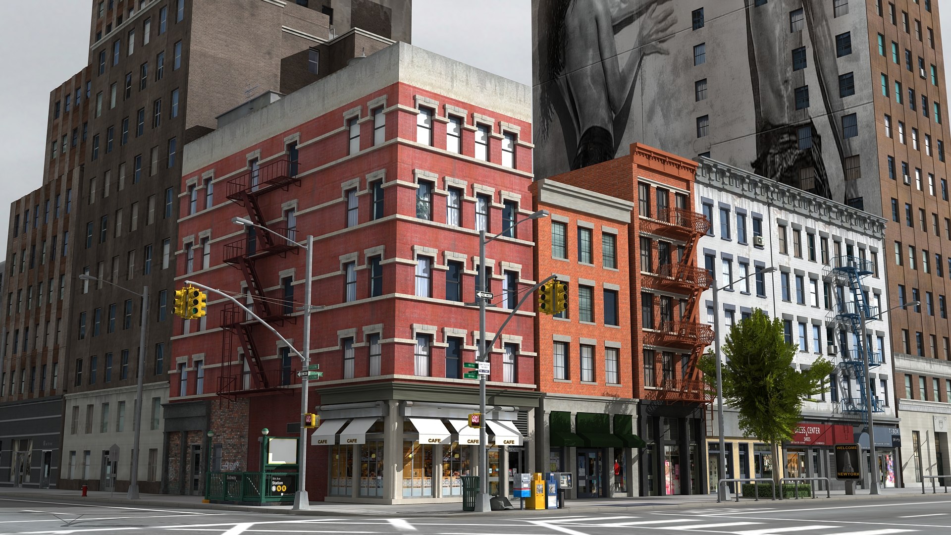 Nyc City Buildings 3d Model