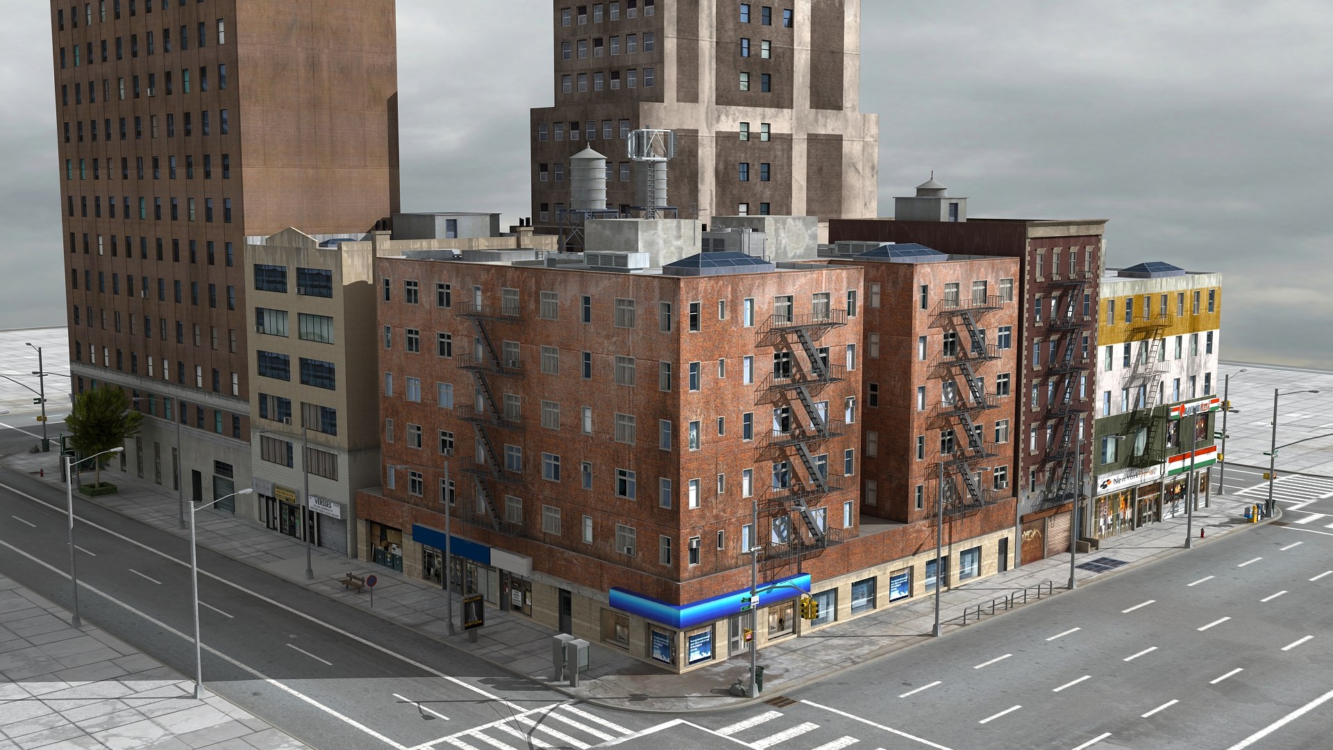 Nyc City Buildings 3d Model