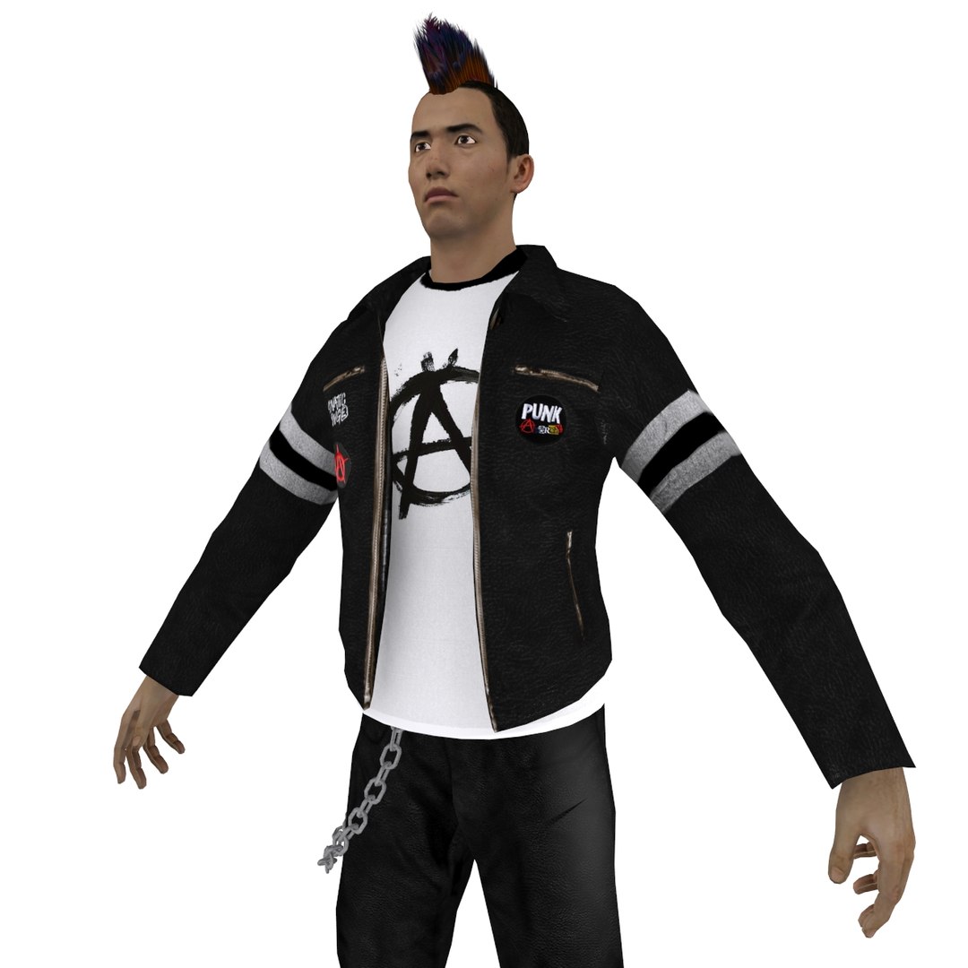 Punker Punk 3d Model