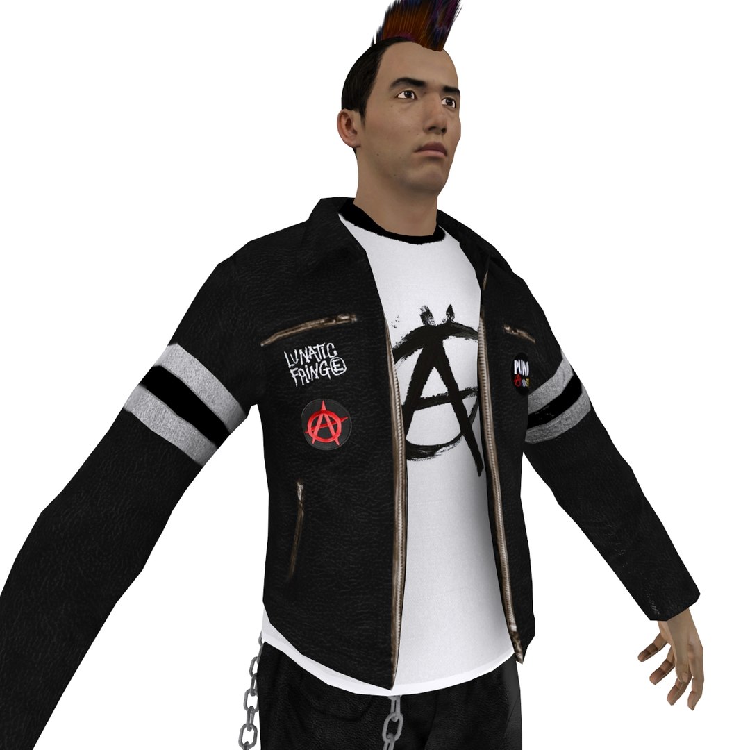 Punker Punk 3d Model