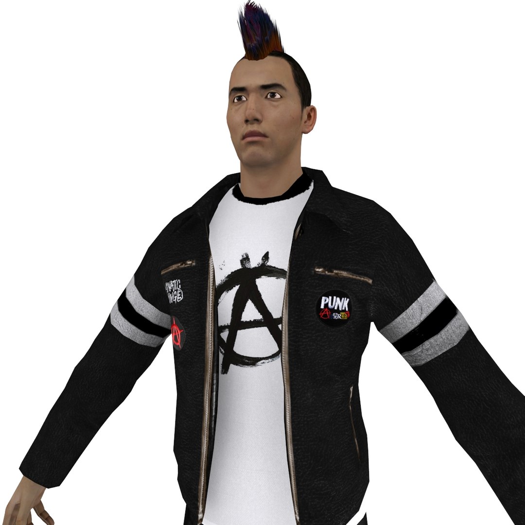 Punker Punk 3d Model
