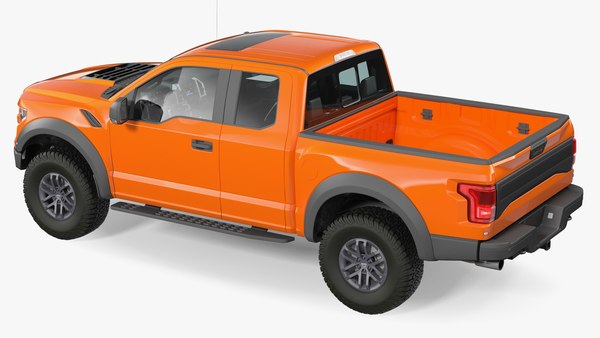 modelo 3d Camioneta naranja - TurboSquid 2088609