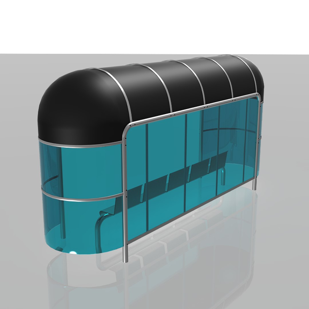 max bus stop shelter glass