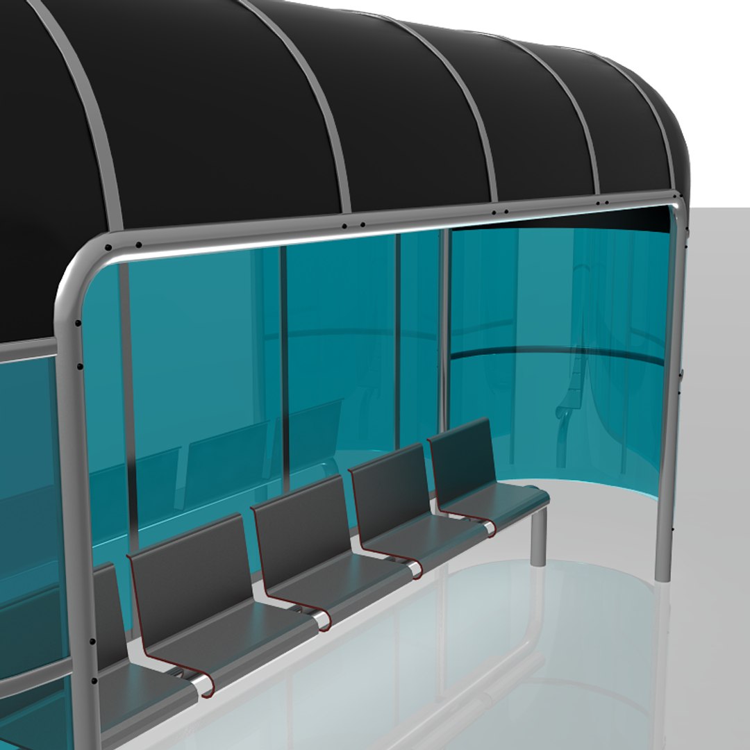 max bus stop shelter glass