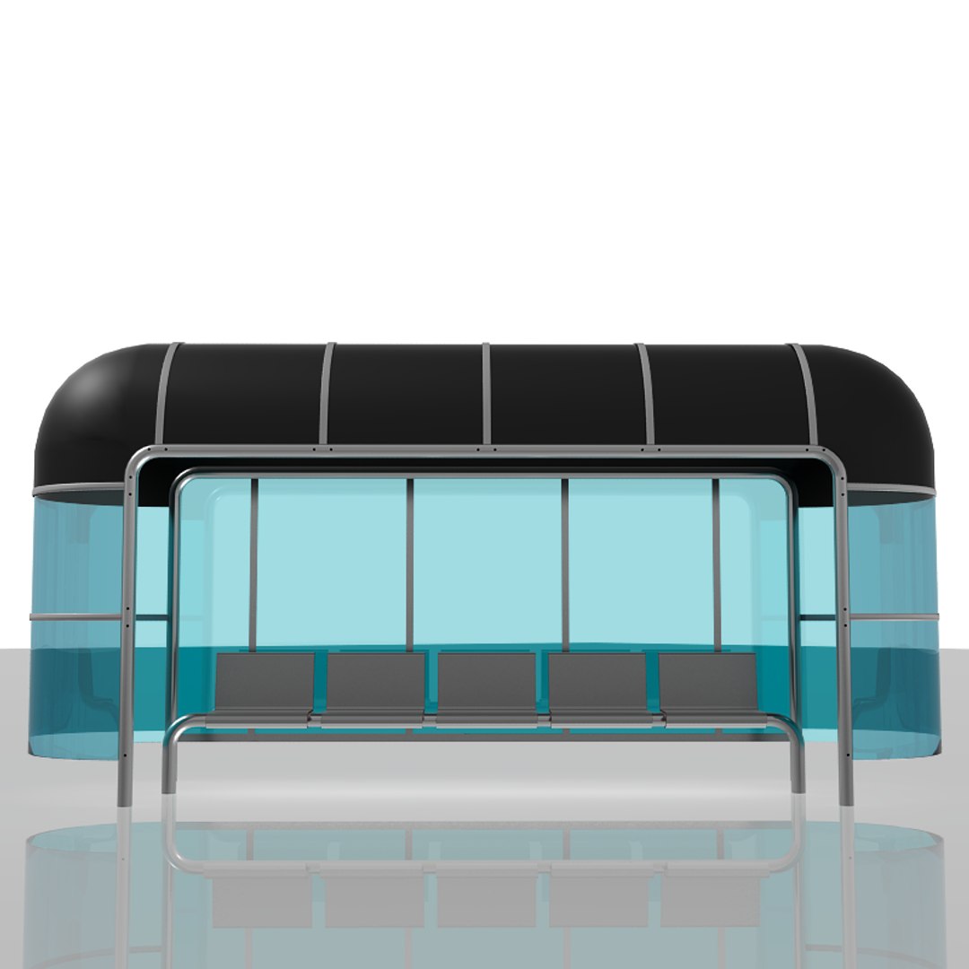 max bus stop shelter glass