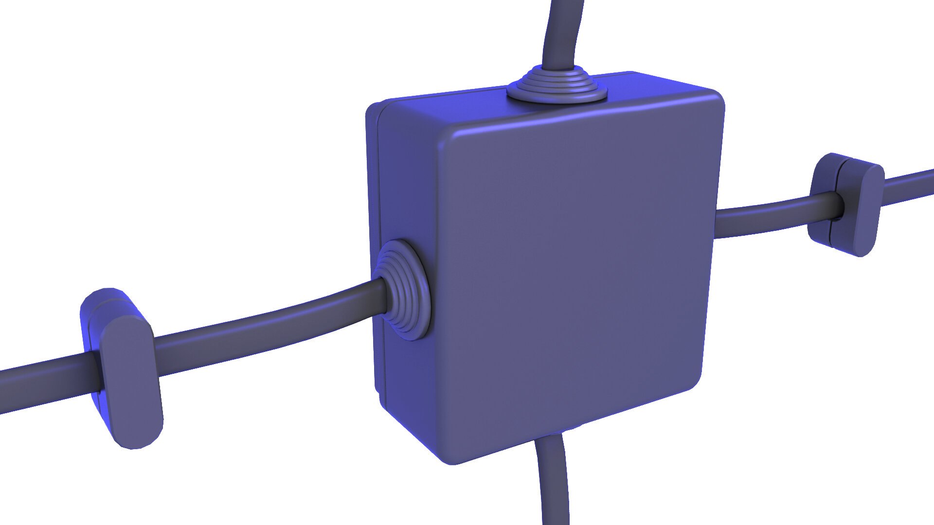 Wall Cable Junction Box 33 3D - TurboSquid 1857868