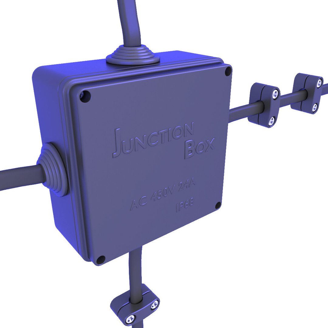 Wall Cable Junction Box 33 3D - TurboSquid 1857868