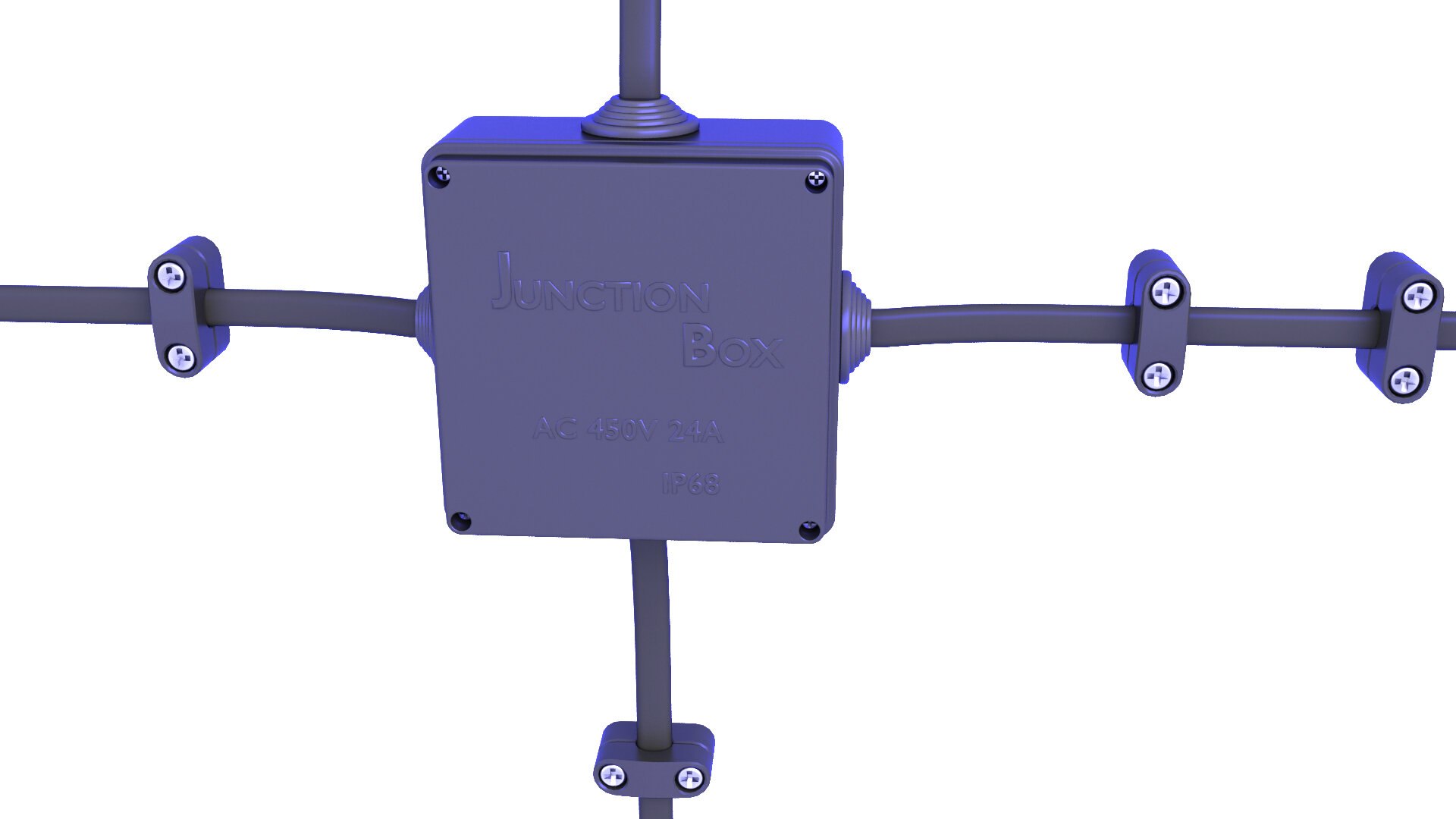 Wall Cable Junction Box 33 3D - TurboSquid 1857868