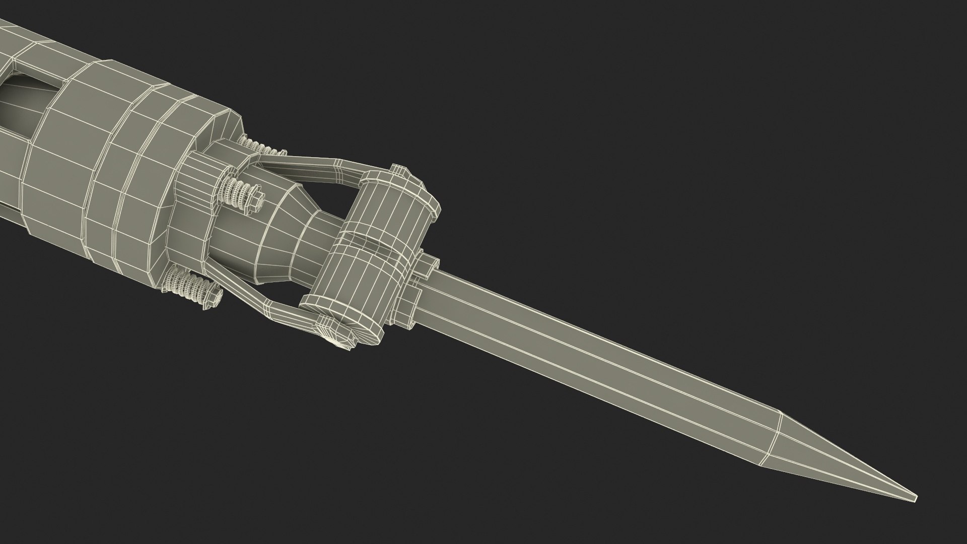 Demolition Electric Jack Hammer Concrete Breaker 3D Model - TurboSquid ...