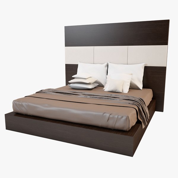 bed 3d obj