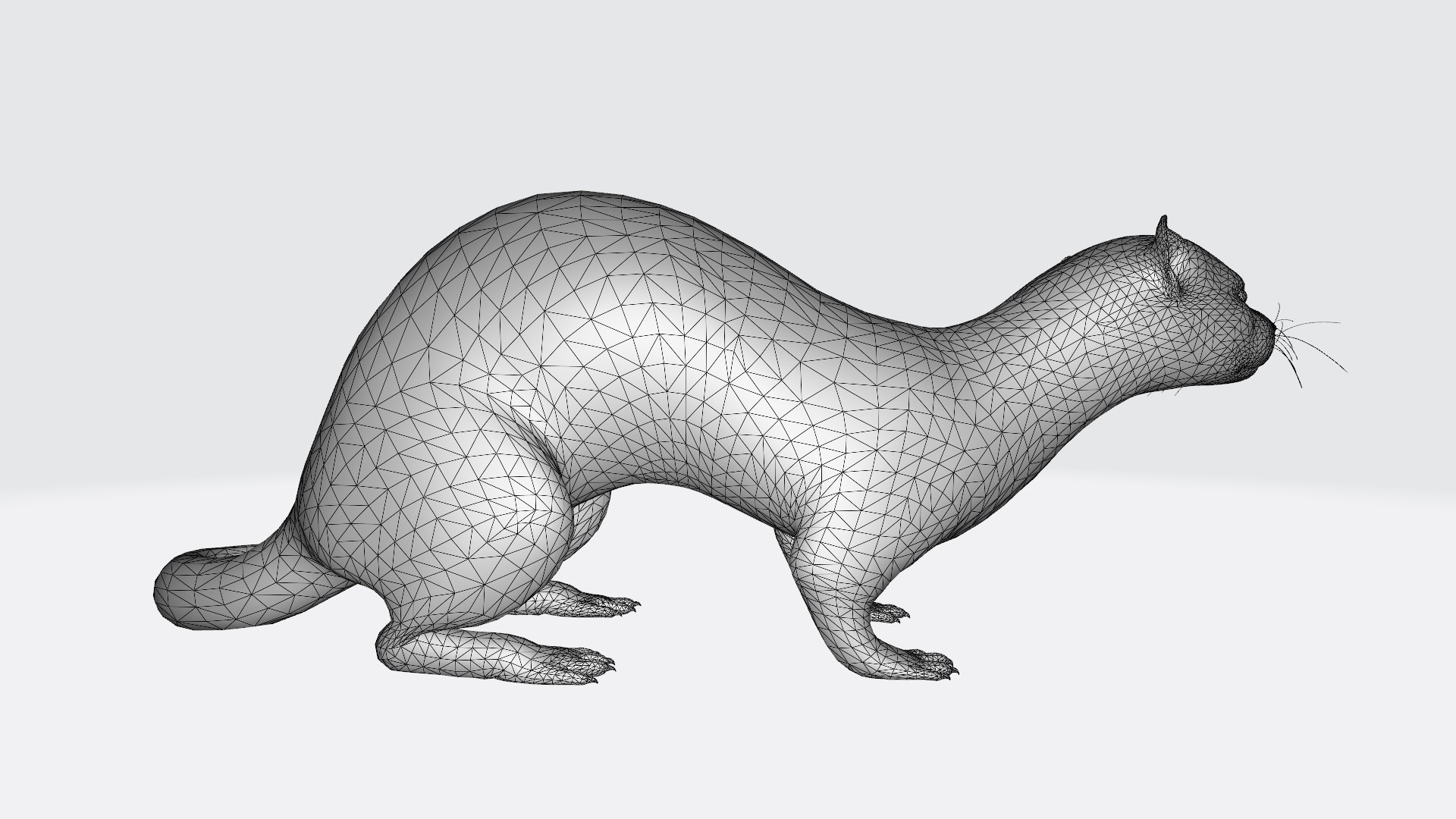 3D Ferret Animal Figure 3D Model Ready To Print Model - TurboSquid 2299305