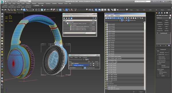 3D wireless headphones generic head model - TurboSquid 1350193
