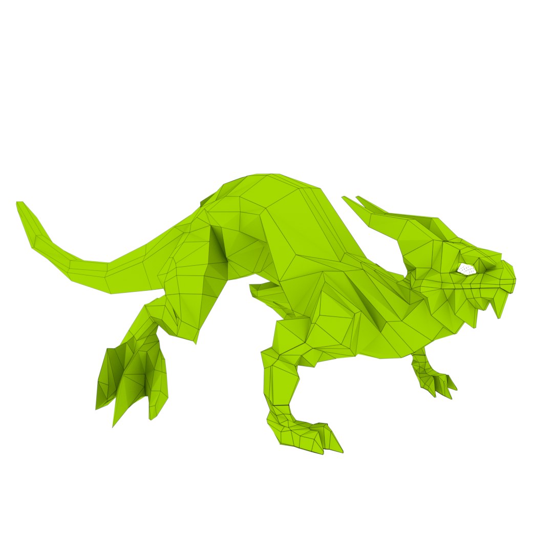 3D Low-poly Lizard Animations - TurboSquid 1398866
