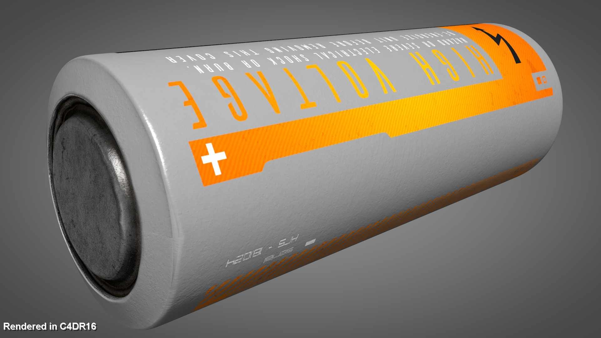 Simple Battery 3D Model - TurboSquid 1890872