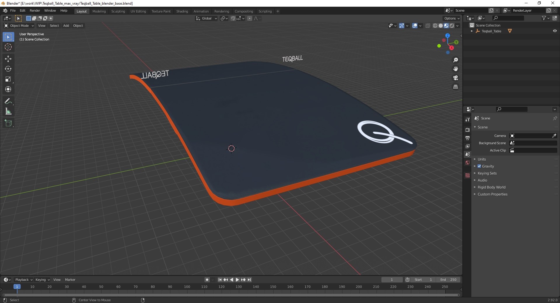 3D Teqball Table - TurboSquid 2093005