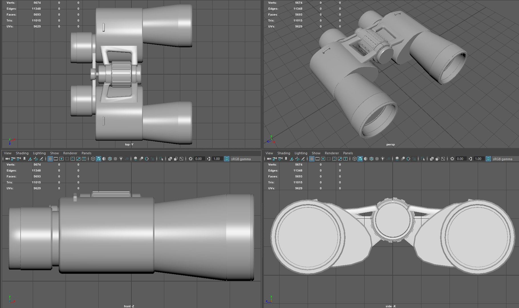 Binoculars 3D Model - TurboSquid 2051883