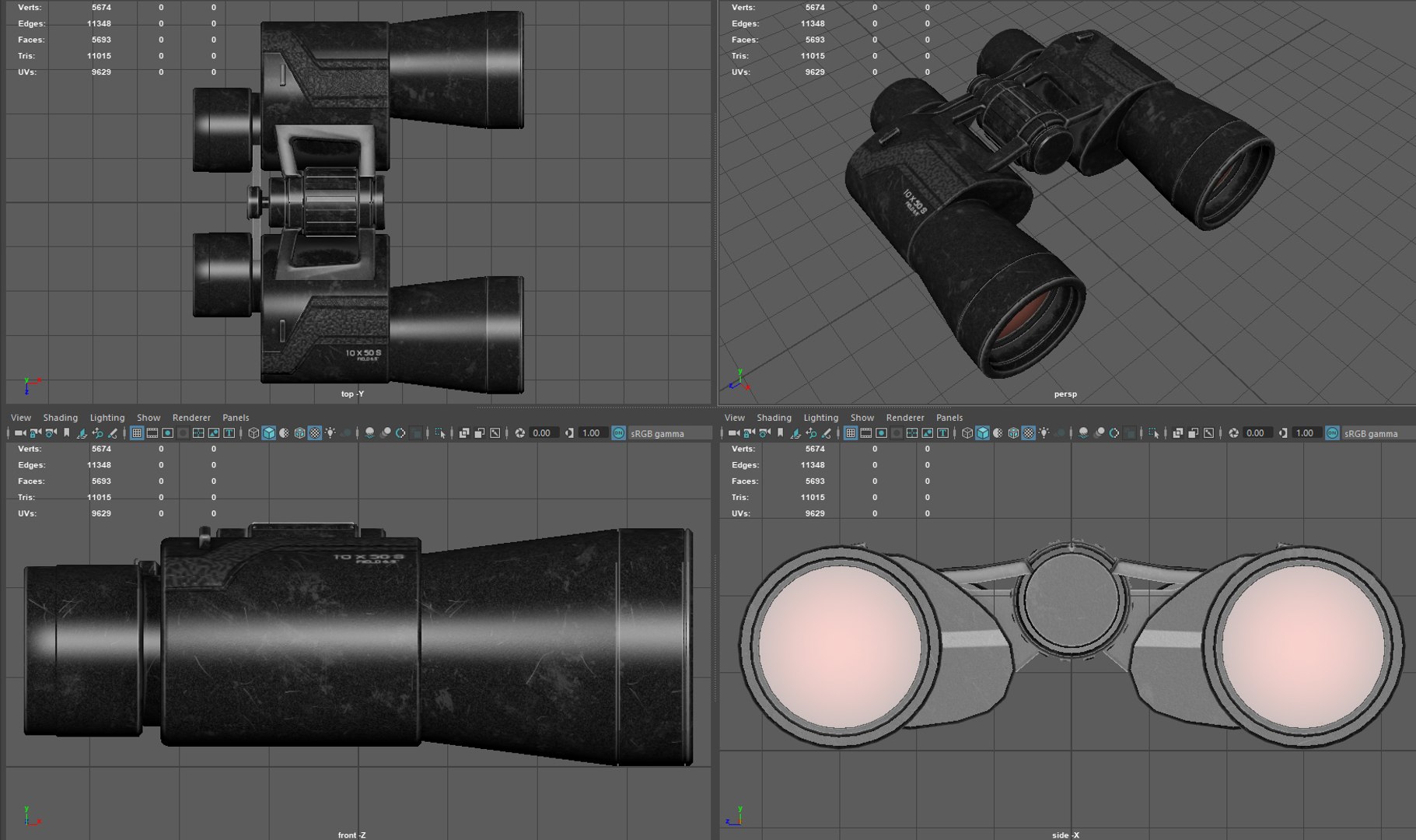 Binoculars 3D model - TurboSquid 2051883