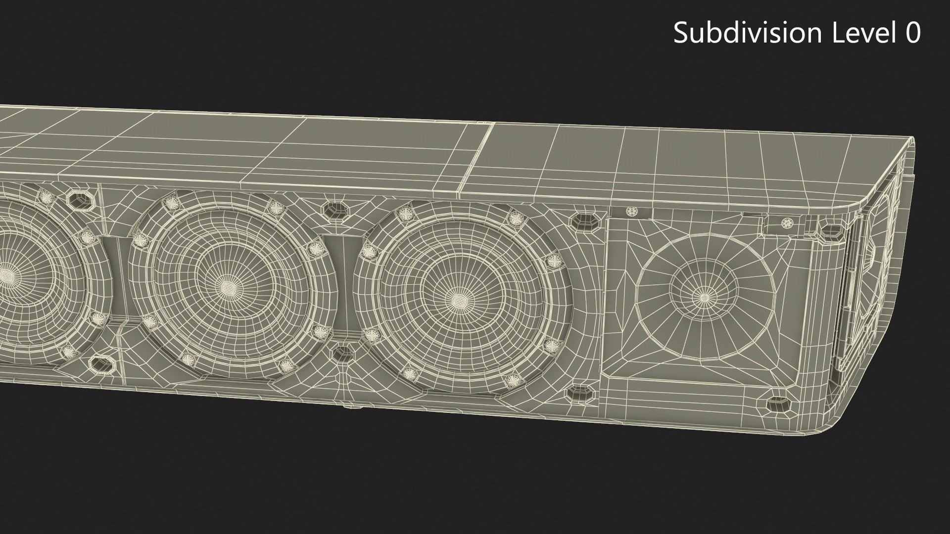 Modern Soundbar Speaker 3D Model - TurboSquid 2221464