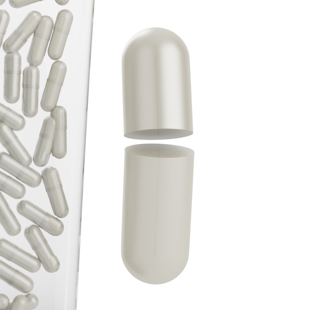 Transparent Pouch Bag With Capsules - 3D Model Ready To Render Inside ...