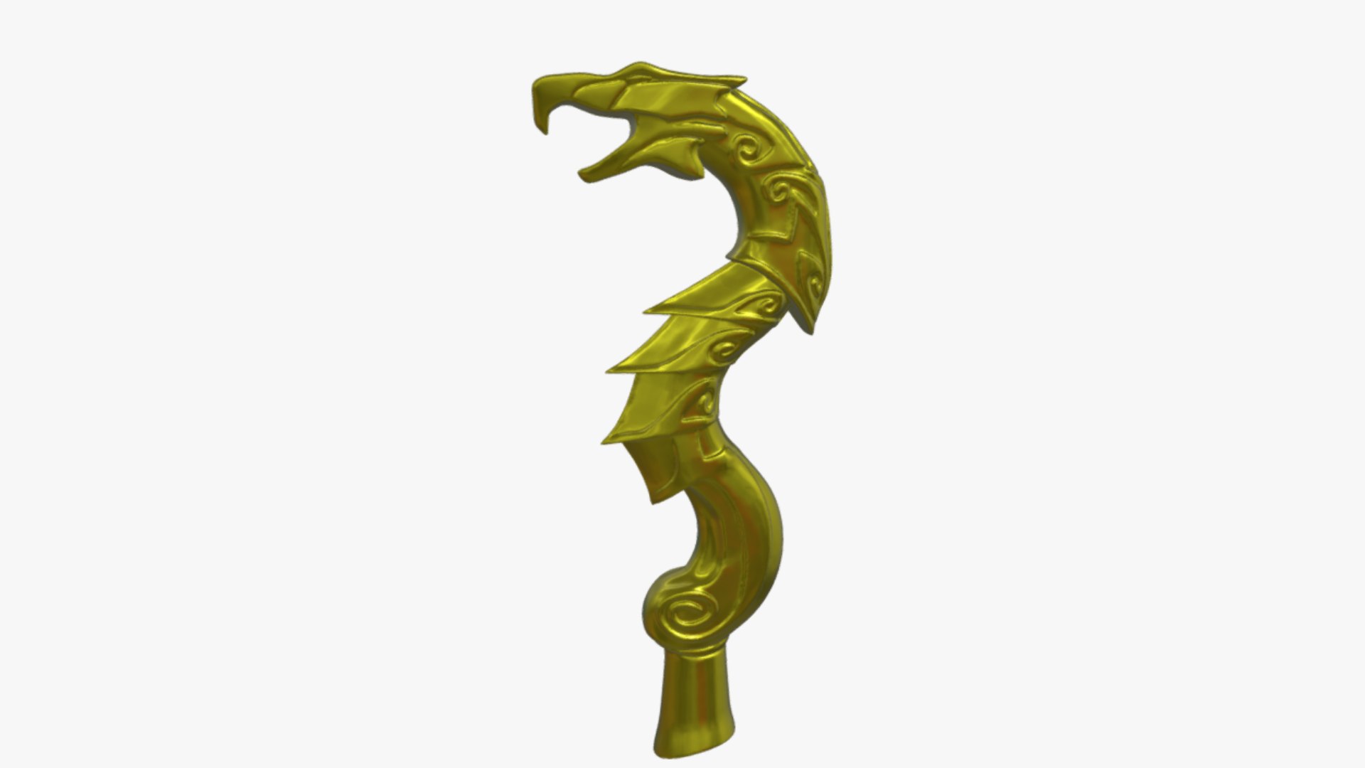 Skyrim Dragon Priest Staff 3D model - TurboSquid 2179846