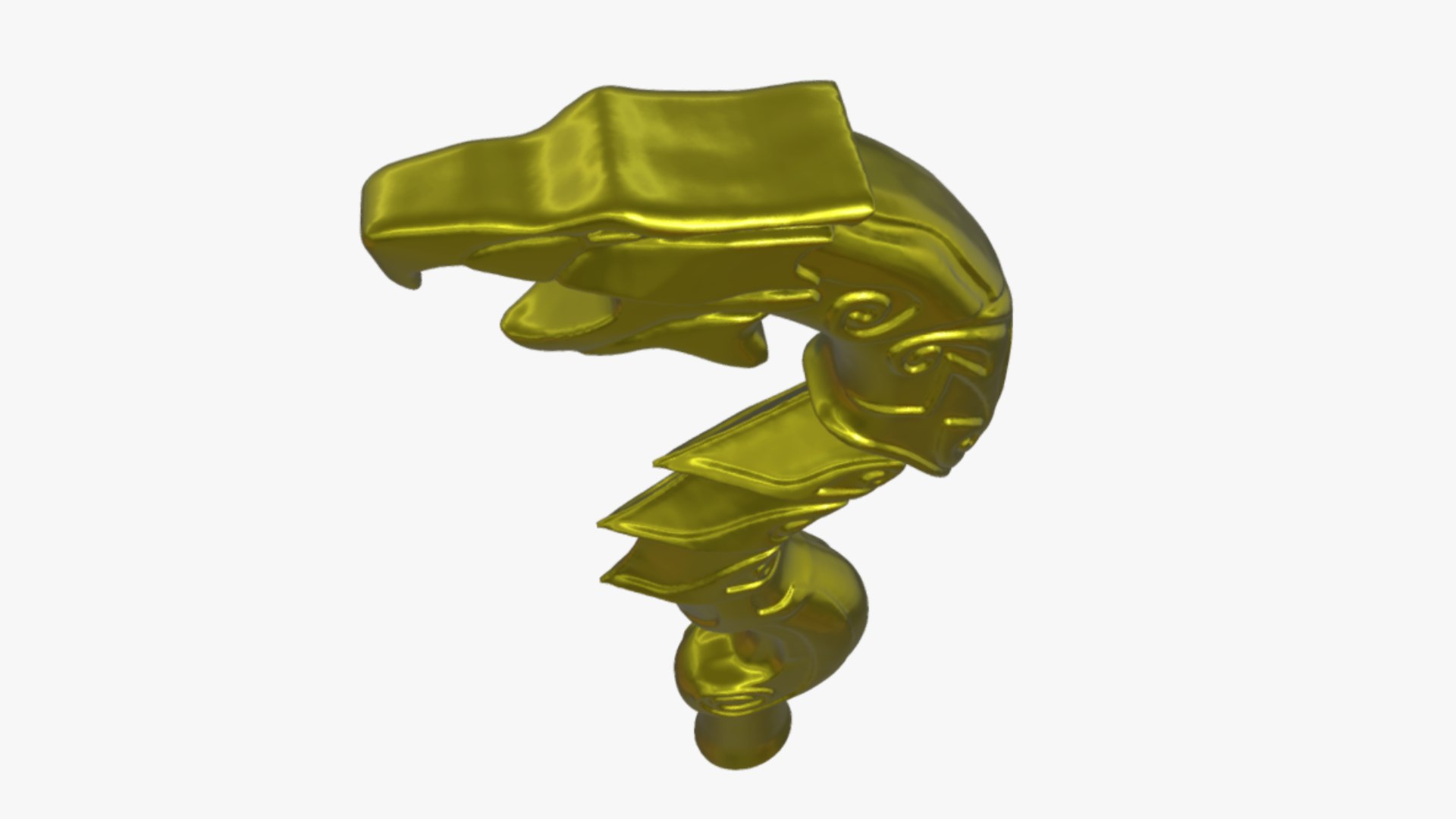 Skyrim Dragon Priest Staff 3D model - TurboSquid 2179846