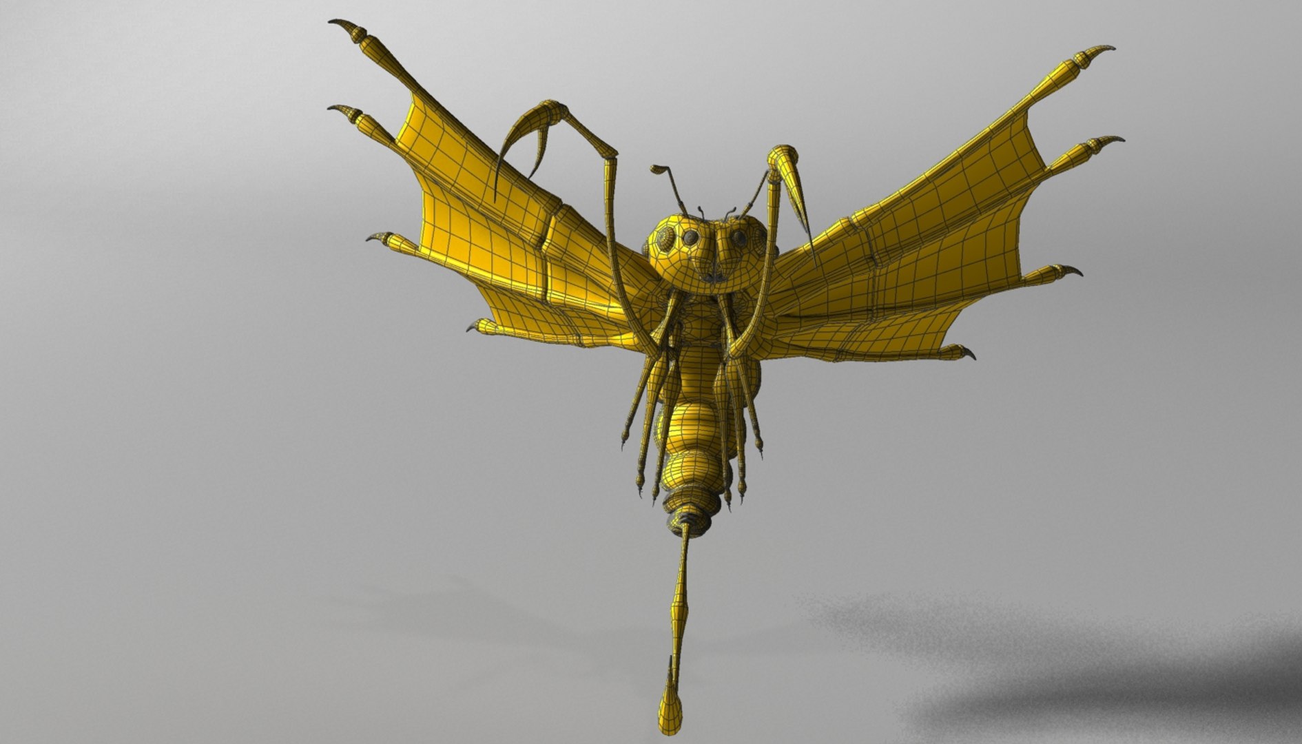 Flying Scorpion Rigged 3D Model - TurboSquid 1573411