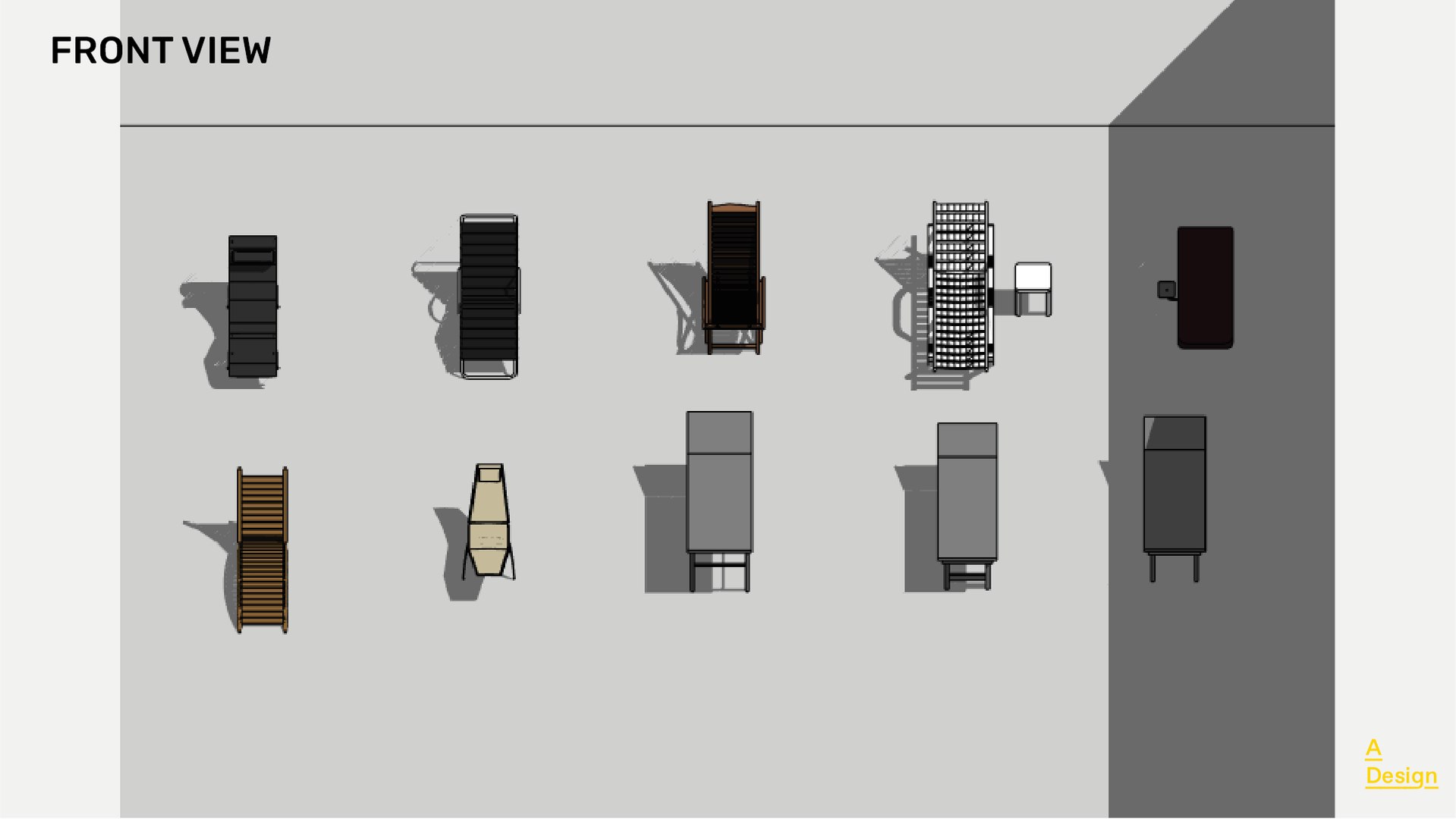 3D Sunbeds - Pack Of Revit Families - TurboSquid 2017235