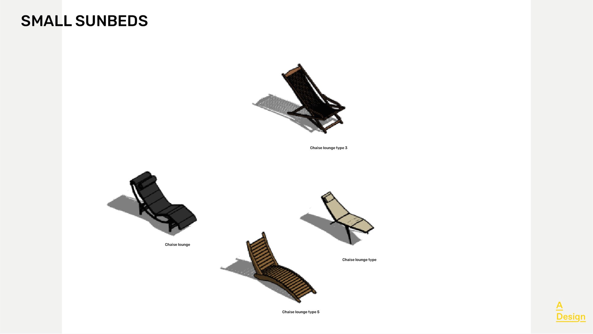 3D Sunbeds - Pack Of Revit Families - TurboSquid 2017235