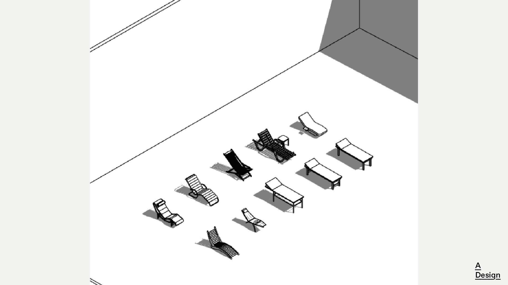 3D Sunbeds - Pack Of Revit Families - TurboSquid 2017235