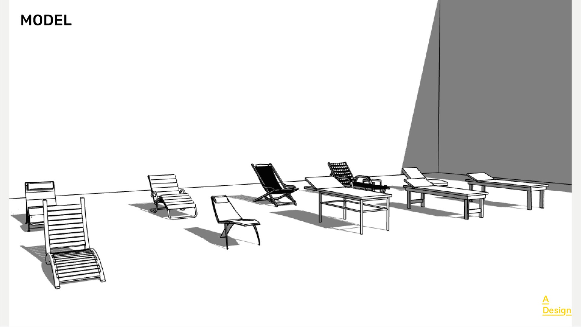 3D Sunbeds - Pack Of Revit Families - TurboSquid 2017235